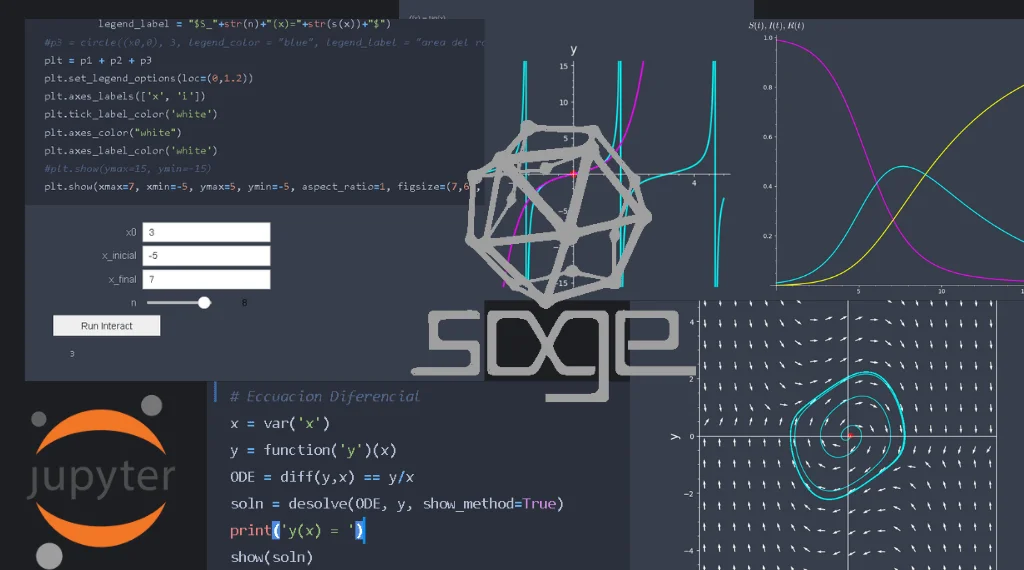 Ecuaciones Diferenciales con SAGEMATH para simulacion